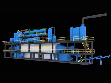 Fully Continuous Tyre Pyrolysis Machine Fully Automatic Pyrolysis Plant Shangqiu Mingsen