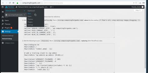 Set Up Wordpress Multisite On Ubuntu Computingforgeeks