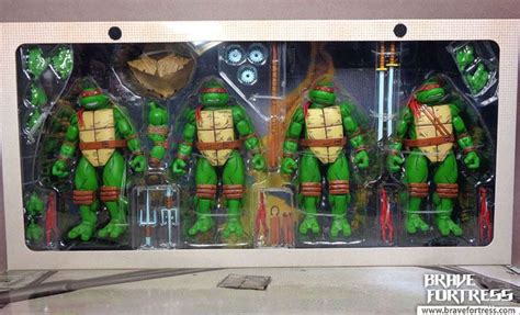 Neca Teenage Mutant Ninja Turtles Mirage Comics Jim Lawson 4 Pack