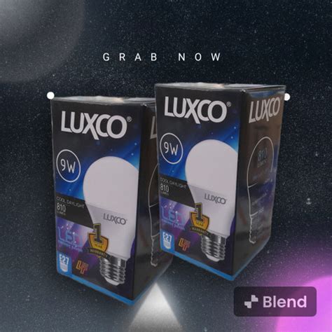 Jual LAMPU GARANSI LED LUXCO 9W COOL DAYLIGHT PUTIH Putih Kota