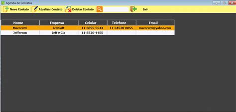 VB NET Agenda De Contatos