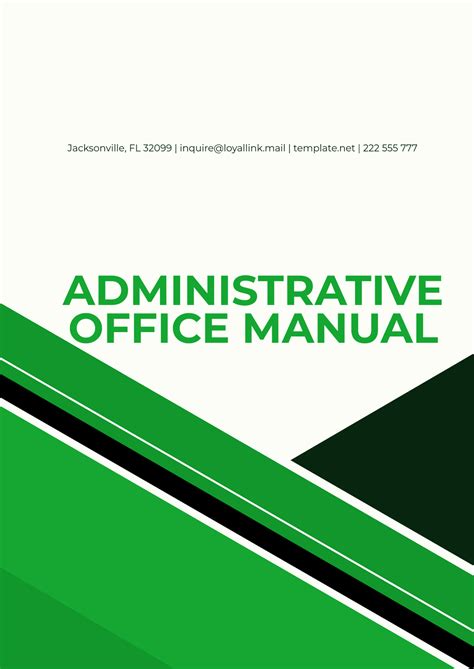 Free Office Manual Templates To Edit Online And Print