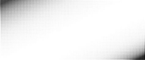 Halftone Dot Background Pattern Vector Illustration Monochrome