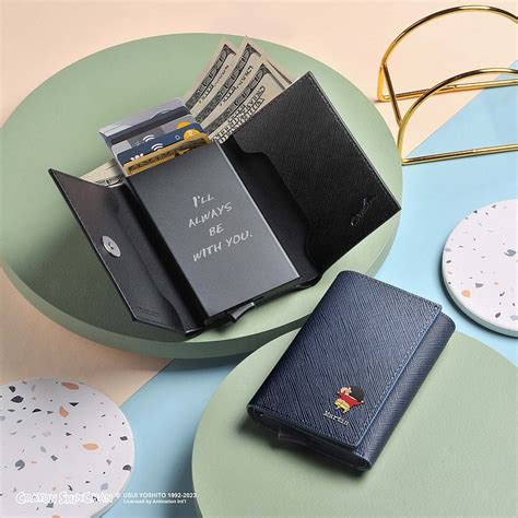 蠟筆小新限量版 Uv印刷 客製化刻字 Rfid防盜皮革錢包 2色 設計館 Crudo Leather Craft 皮夾長短夾錢包