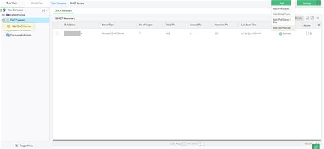 Dhcp Monitoring Tool Monitor Dhcp Scope Manageengine Oputils