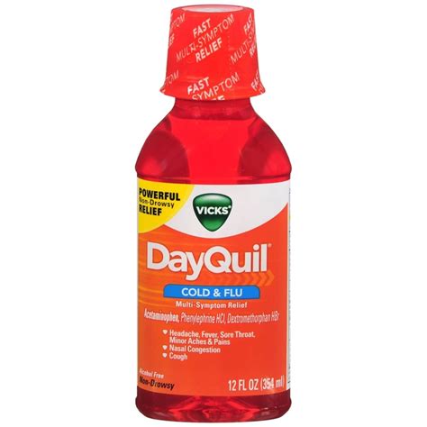 Vicks Dayquil Cold And Flu Liquid 12 Oz Medcare Wholesale Company