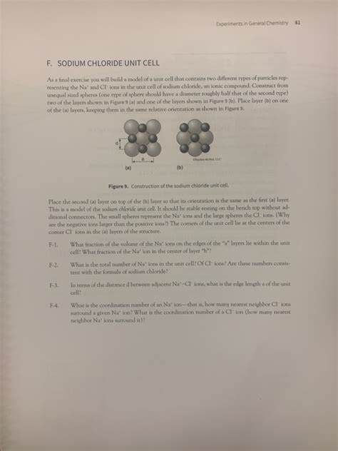 56 experiment 9 crystal structure procedure a