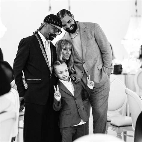 Drake And His Son Adonis Celebrate Mom Sandi Grahams Birthday In