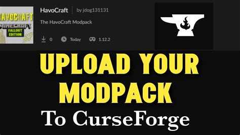 Upload A Modpack To Curseforge And The Curseforge Launcher Custom