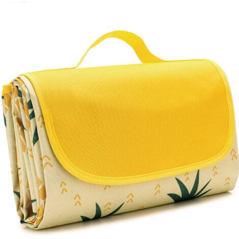 AIDUCHO Couverture De Pique Nique x cm Pliable Tapis Plage Surface Imperméable Et Sans