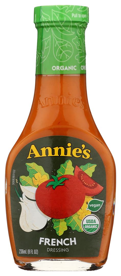 Pack Of 6 Annies Homegrown Organic French Dressing 8 Oz