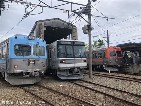 2nd Train 【北鉄】京王電鉄井の頭線カラーに復刻した浅野川線8801編成「お披露目撮影会」開催午後の分の写真