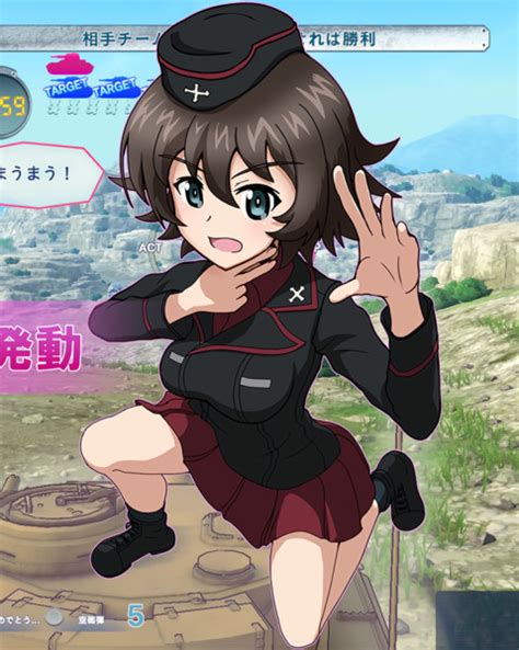 【ガルパン】ドリームタンクマッチ風 黒森峰のマウ子 灰色プリン～nakanokami さんのイラスト ニコニコ静画 イラスト
