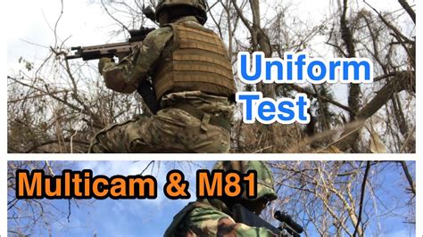 Multicam M81 Woodland Uniform Test Airsoft Japan Youtube