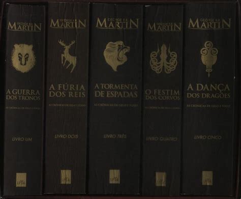 As Crônicas De Gelo E Fogo box 5 Volumes George R R Martin