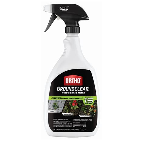 Ortho Groundclear Weed And Grass Killer Rtu 24 Oz Spray Bottle