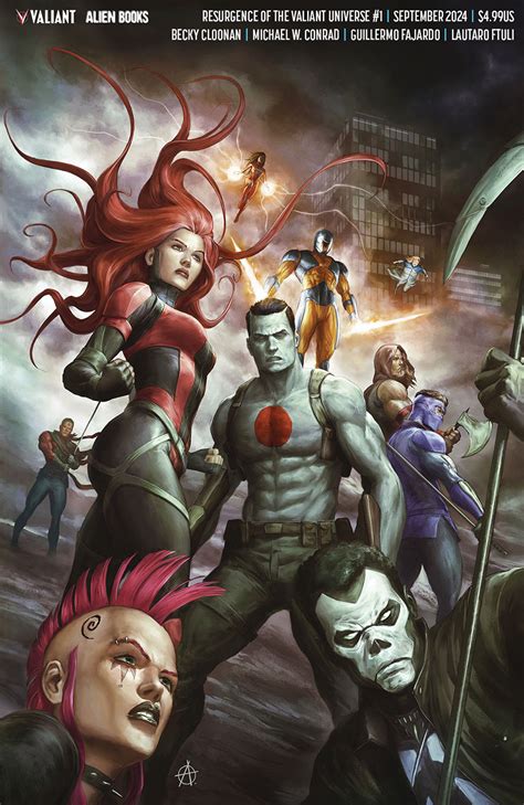 Resurgence Of The Valiant Universe 1 Cover D Variant Agustin Alessio