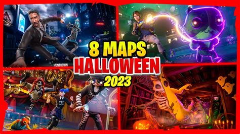 🥶8 Best Halloween Creative Maps In Chapter 4 Fortnite Haloween Map
