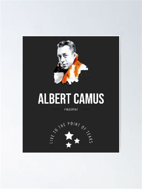 Albert Camus Poster For Sale By Daniel Mrs Redbubble