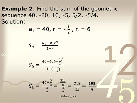 Finite Geometric Series Ppt