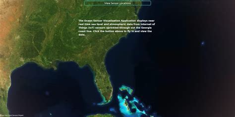Ocean Sensor Visualization Project Iot Visualizer For Ocean Measurement In Coastal Georgia Us