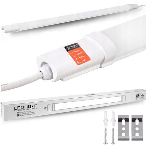 Oprawa hermetyczna LED lampa do garażu 60cm zewnętrzna świetlówka