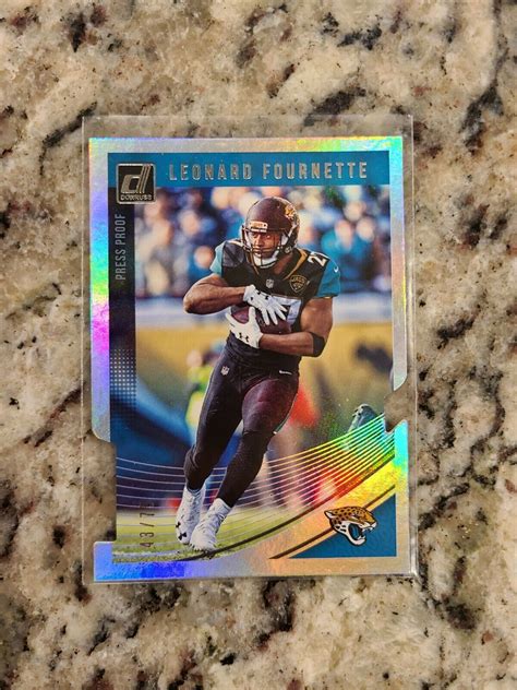 2018 Donruss Press Proof Silver Die Cut 75 Leonard Fournette 130 Ebay