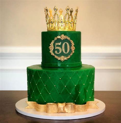 Designer 50th Birthday Cakes