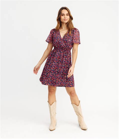 Robe Cache Coeur Marion MARINE EDJI