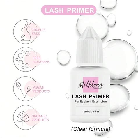 Eyelash Extension Primer 10ml Longer Retention Of Lash Extensions Natural Oil And Protein