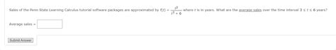 Solved Average Sales Chegg