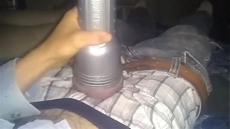 Thrusting Hard Thick Penis In Smooth Destroya Fleshlight Until Modest