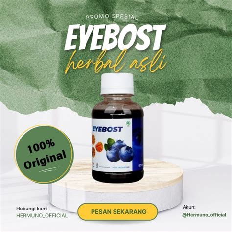 Jual Eyebost Madu Herbal Vitamin Mata Paket 2 Botol 130ml Shopee