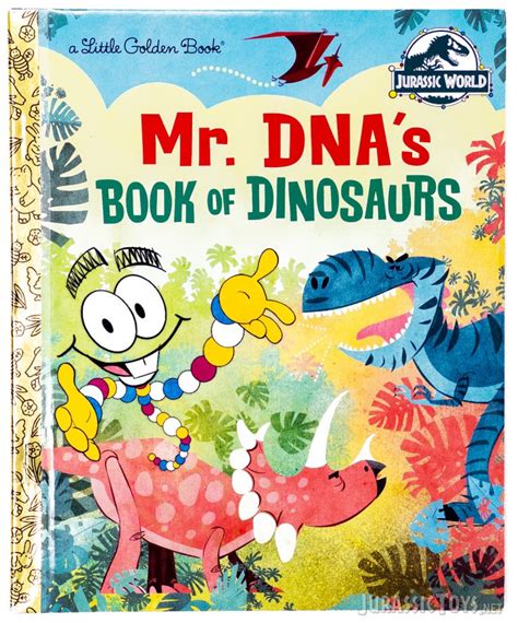 Mr Dnas Book Of Dinosaurs A Little Golden Book Jurassic Toys The