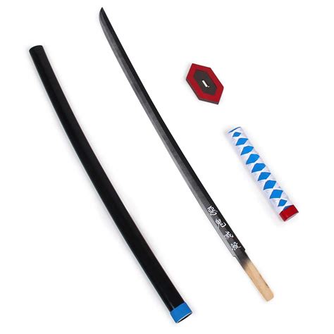 Buy Kimetsu No Yaiba Giyu Tomioka Sword And Sheath Cosplay Prop Halloween