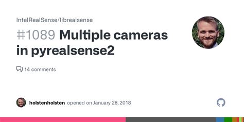 Multiple Cameras In Pyrealsense2 · Issue 1089 · Intelrealsense