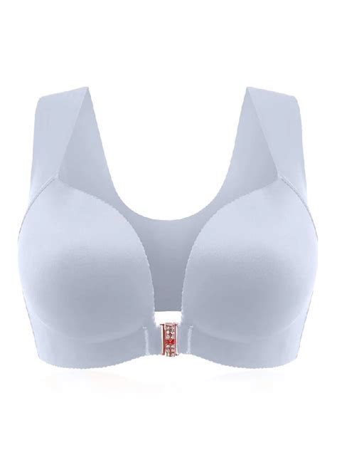 Front Closure Wireless Push Up Bra Power Day Sale