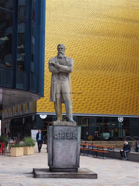 Frederick Engels In Manchester Left Side Of The Roadleft Side Of The Road