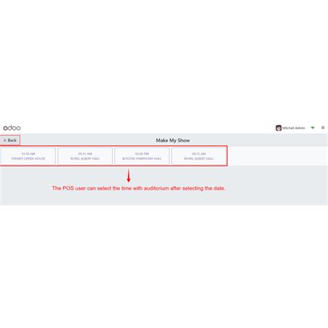 Booking And Reservation Ticketing System Pos For Odoo Streamline
