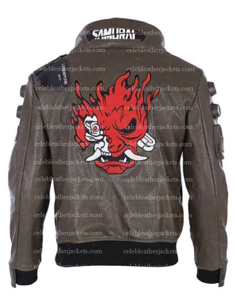 50 Off On Cyberpunk Samurai Bomber Leather Jacket