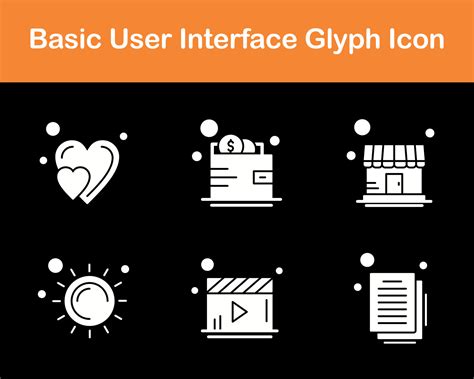 Basic User Interface Vector Icon Set 20690256 Vector Art At Vecteezy