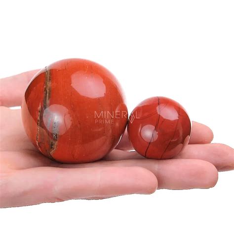 Esfera De Jaspe Rojo Mineral Prime