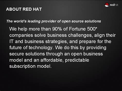 Why Open Source Why Red Hat Why Now