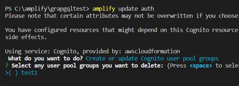 Cognito Auth Groups Do Not Get Added · Issue 10613 · Aws Amplifyamplify Cli · Github