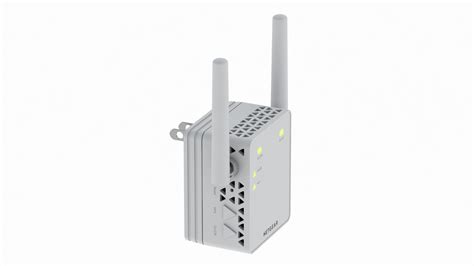 Netgear Wifi Range Extender 3d Model By Frezzy