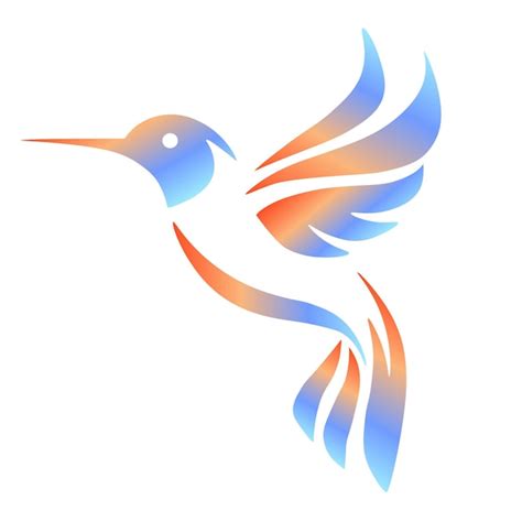 Logo Du Colibri Volant Pour L Enseignement Des Affaires Et Le Logo