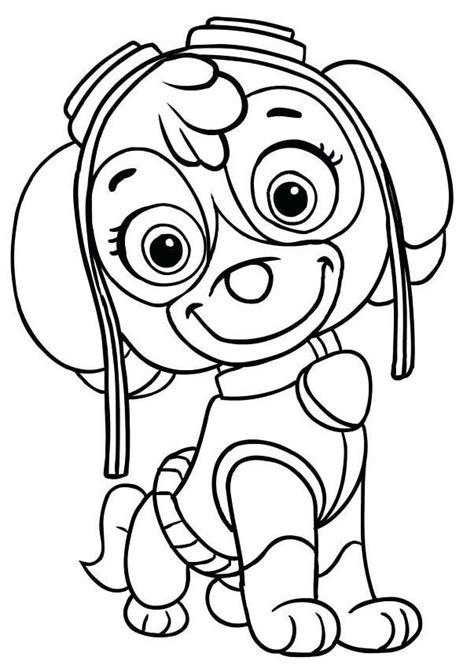 Carino Paw Patrol Skye Da Colorare Scarica Stampa O Colora Subito Online