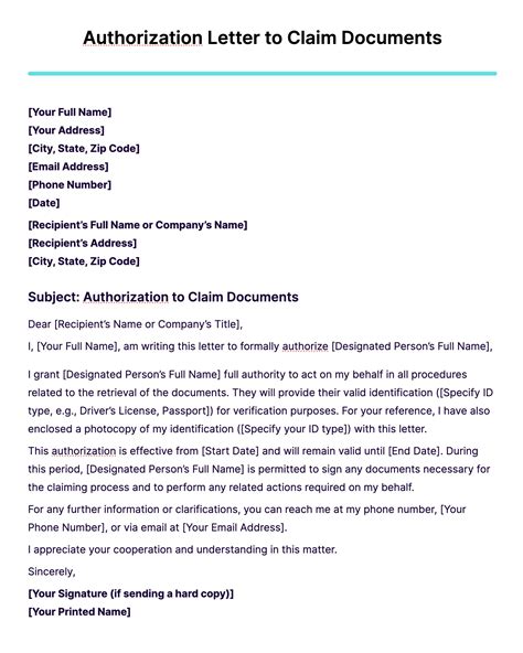 How Do I Write An Authorization Letter For Financial Assistance
