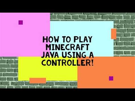 How To Play Minecraft Java Edition Using A Controller Easiest Fastest