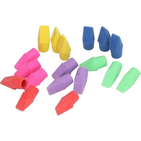 200pcs Pencil Top Eraser Pencil Cap Erasers Toppers Pencil Eraser